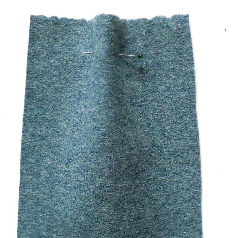 Light Blue Wool Melton Fabric | Cloth House • Cloth House