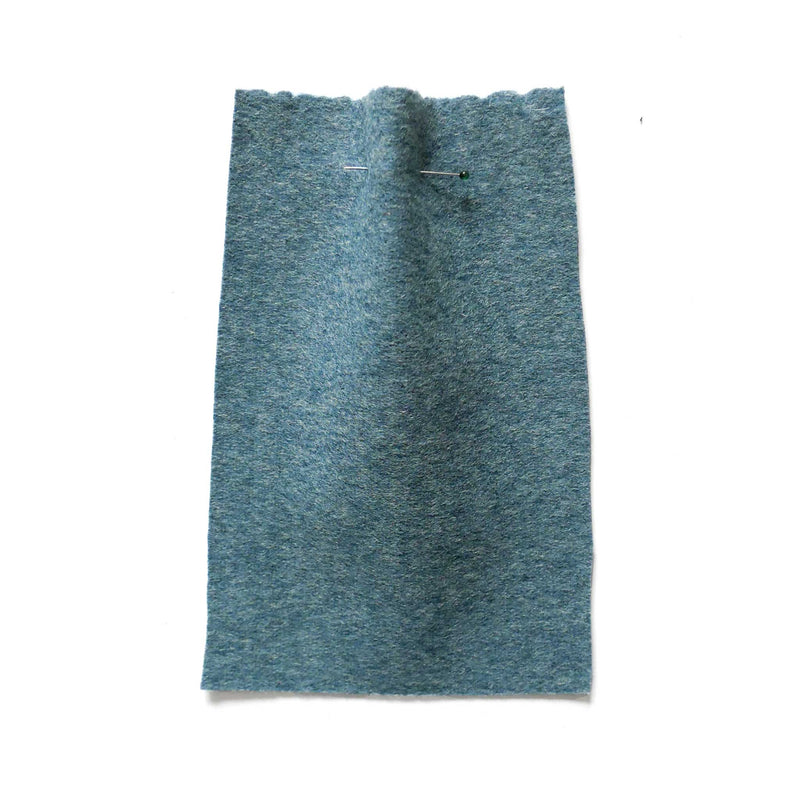 Light Blue Wool Melton Fabric | Cloth House • Cloth House